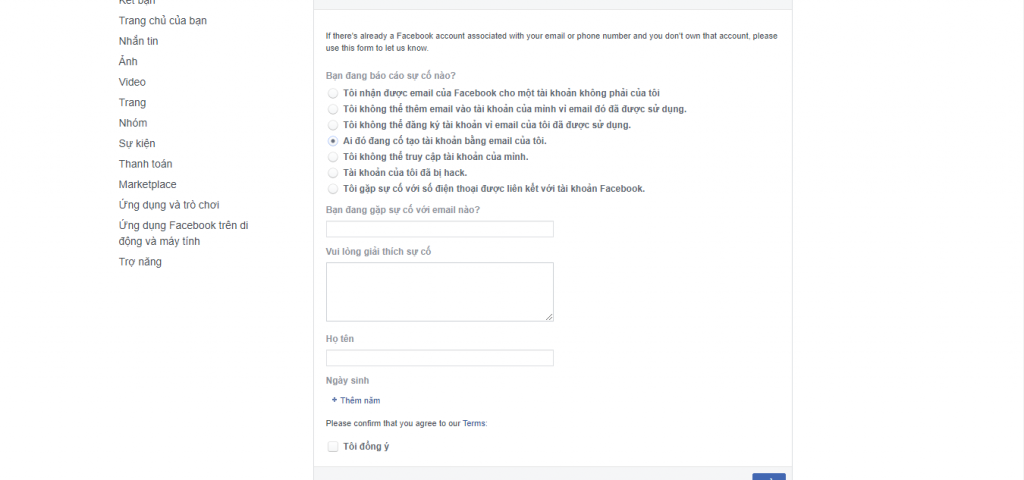 Tus check acc Facebook cổ trên điện thoại bằng hotmail - NAD Digital